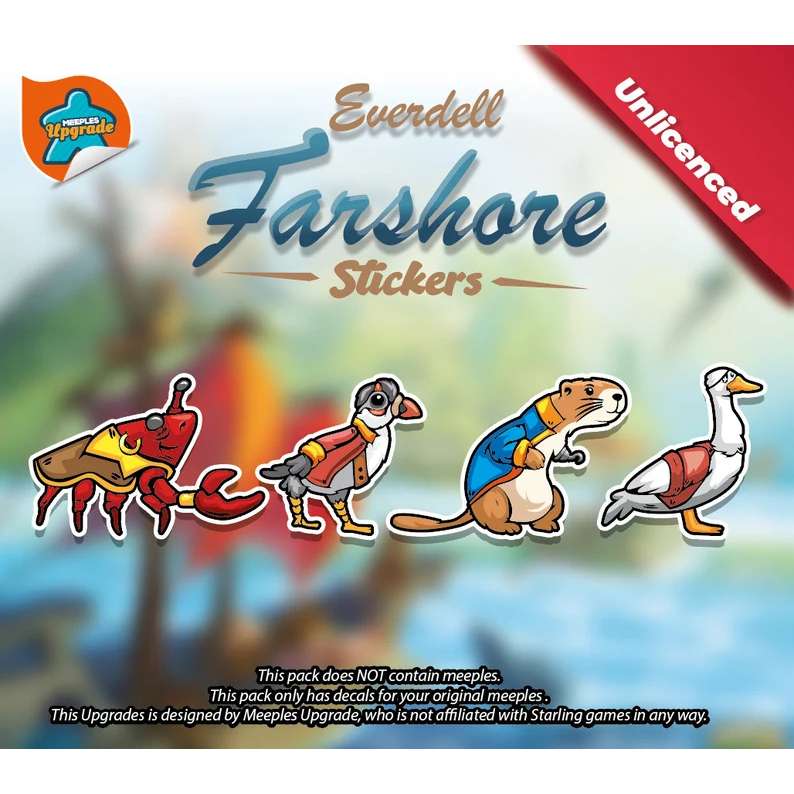 FARSHORE Everdell Meeples Upgrade Kit Stickers - MeeplesUpgrade