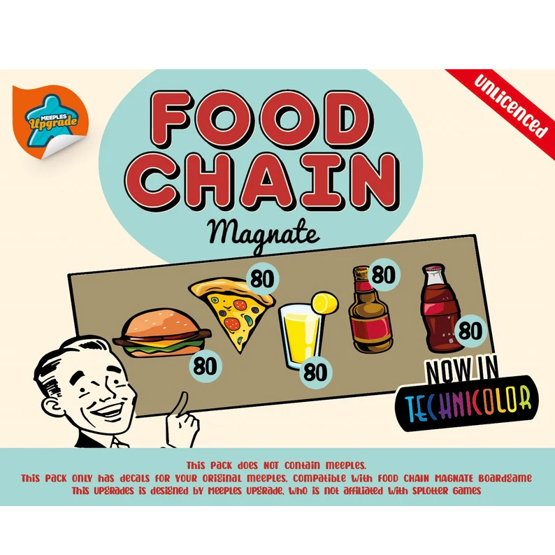 FOOD CHAIN Magnate Upgrade Kit Stickers - Decals Kit - Premium ...