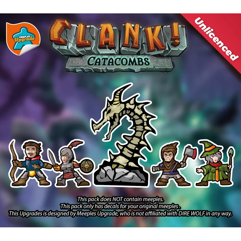 CLANK! Catacombs Upgrade Kit (Unofficial product) - MeeplesUpgrade
