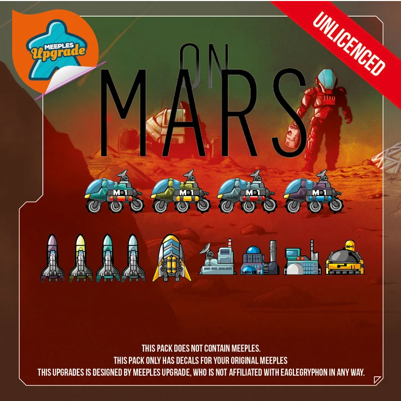 ON MARS Upgrade Kit Stickers Decals Kit - Premium materials ...