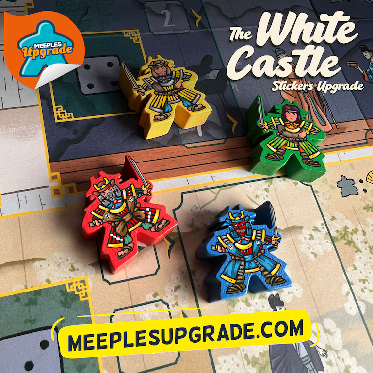 THE WHITE CASTLE Upgrade Kit, boardgames, sticker set (Unofficial product) - MeeplesUpgrade